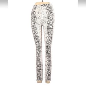 Zara | Jeans | Zara Snake Print Jeans | Poshmark